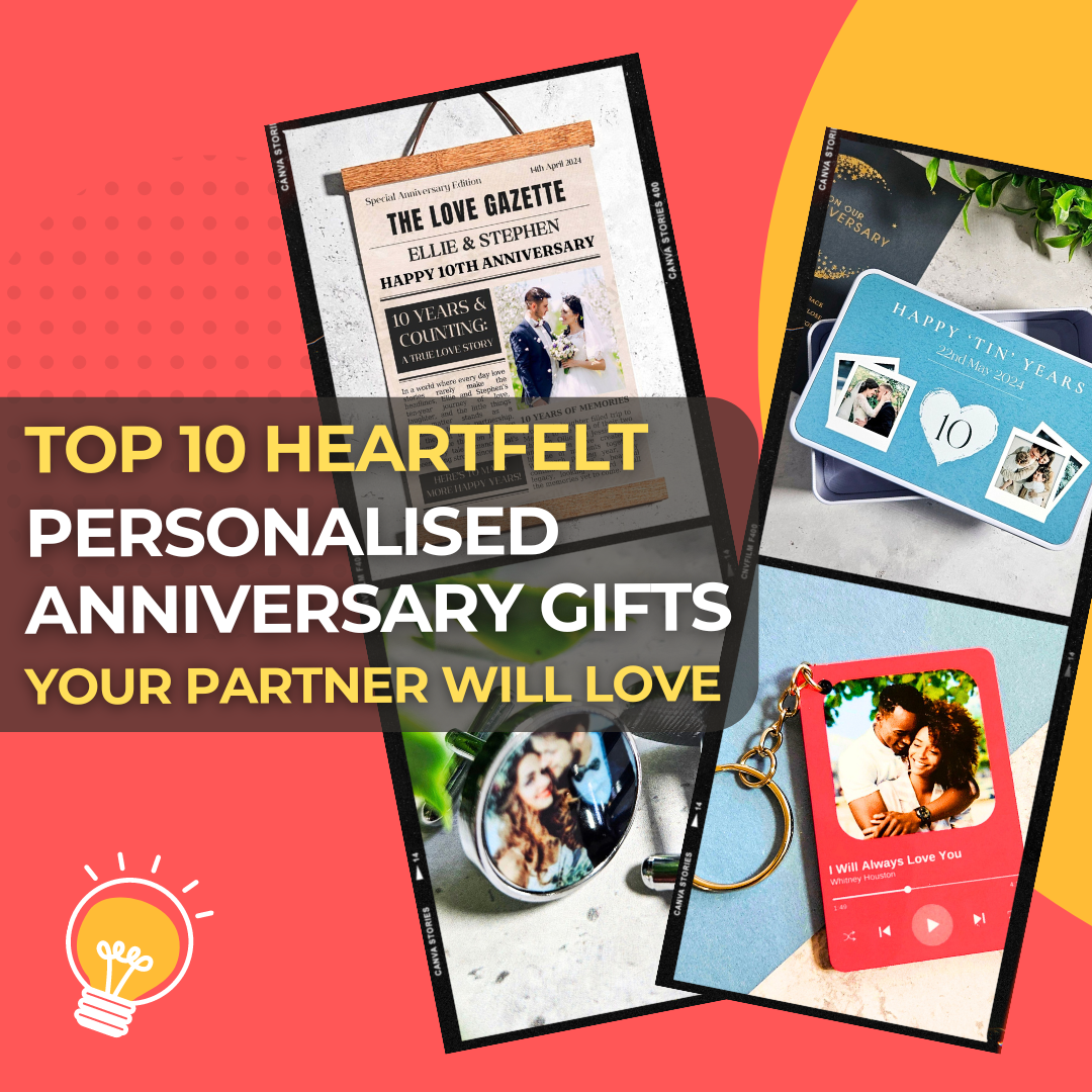10 Personalised Anniversary Gifts Your Partner Will Love UK — Make Memento