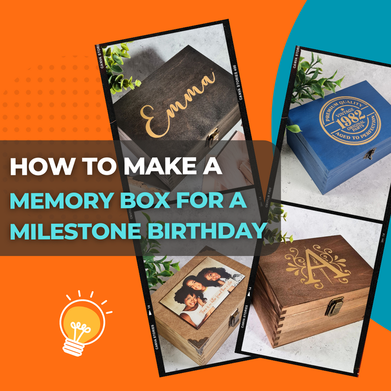 How to Make a Memory Box for a Milestone Birthday: Celebrating Life's ...