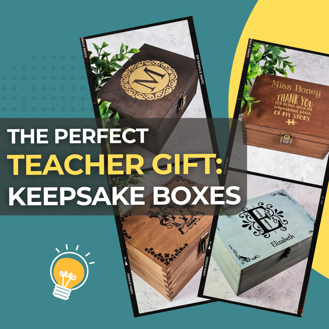 The Perfect Teacher Gift to Say Thank you: Personalised Keepsake Boxes ...