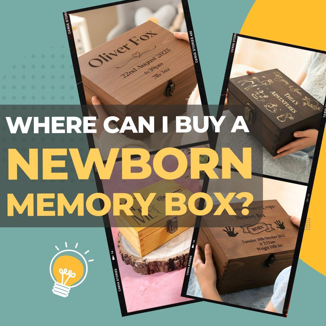 Buy Newborn Memory Box UK | 17 Best Personalised Baby Boxes — Make Memento