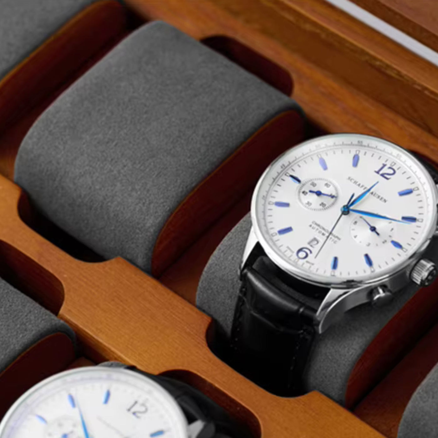 10 Grid Wooden Watch Box | Solid Wood Watch Storage Case — Make Memento