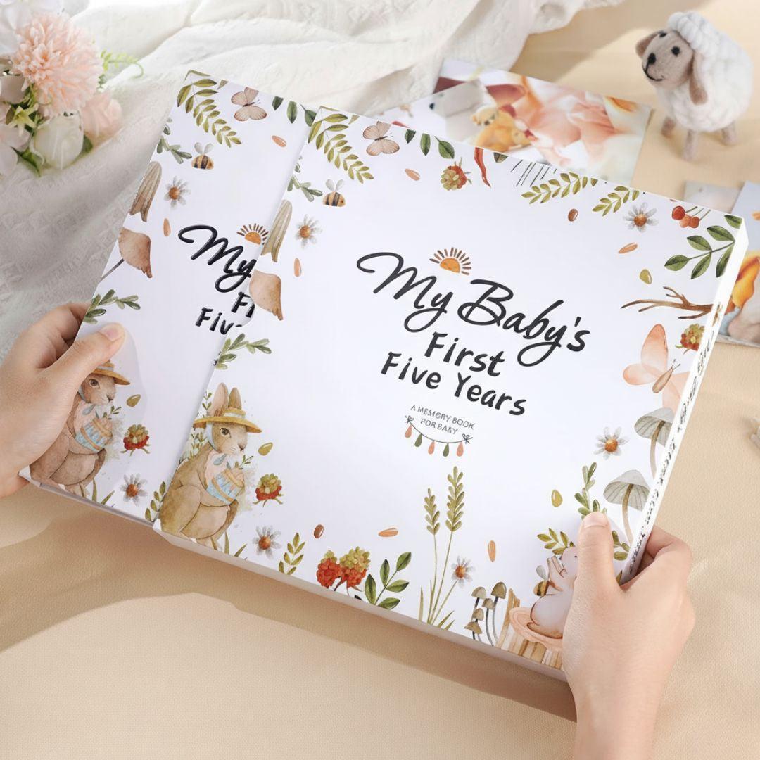 Baby Memory Book | My Baby’s First Five Years Keepsake Album — Make Memento
