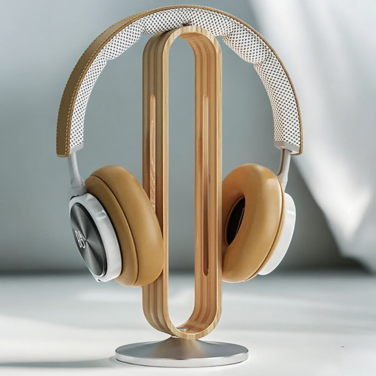 Bamboo Aluminum Headphone Stand - Birthday Gift for Gamers, For Men ...