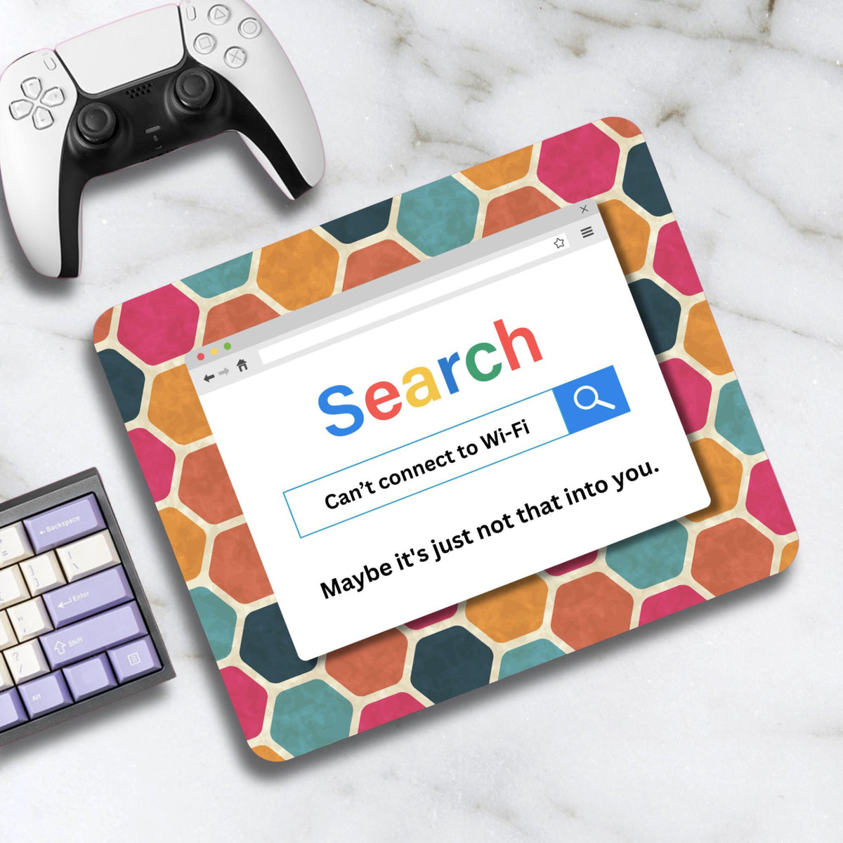 Funny Can't Connect to Wi-Fi Mouse Pad - New Job Office Gift for ...