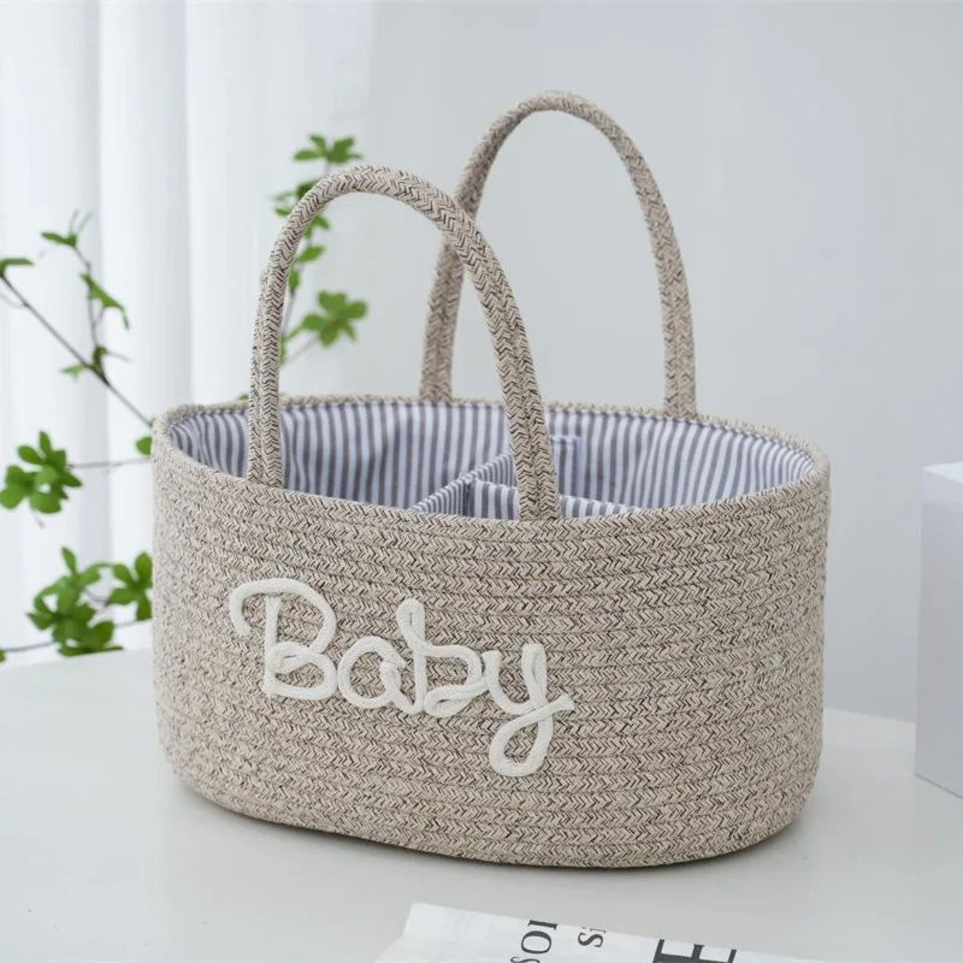 Large Baby Nursery Storage Basket | Baby Shower Gift for New Parents ...