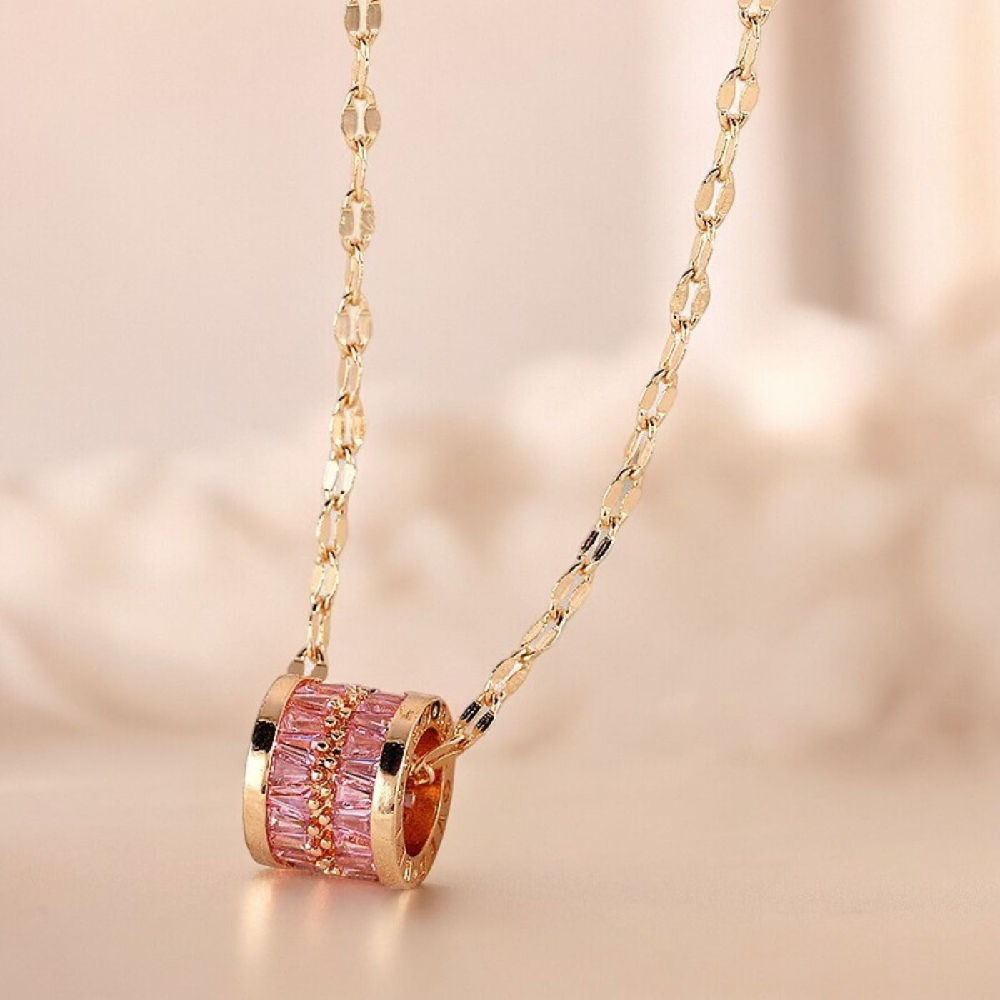 Crystal Barrel Pendant Necklace | 18th, 21st Birthday Gift for Her ...