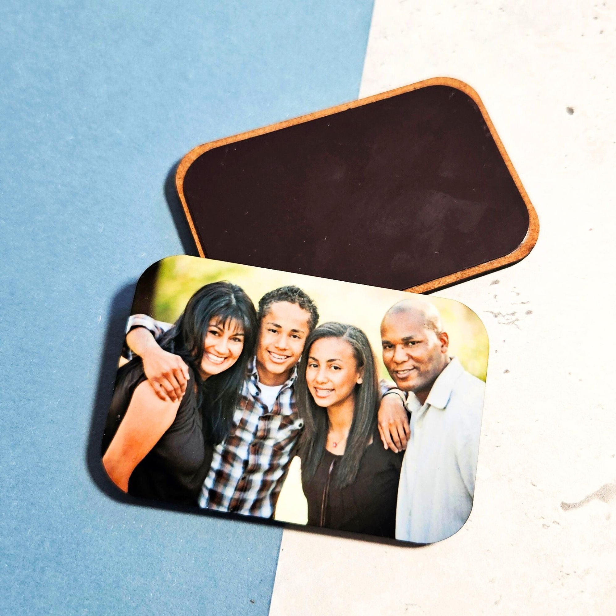 Custom Family Photo Magnet - Personalised Fridge Magnet Housewarming ...