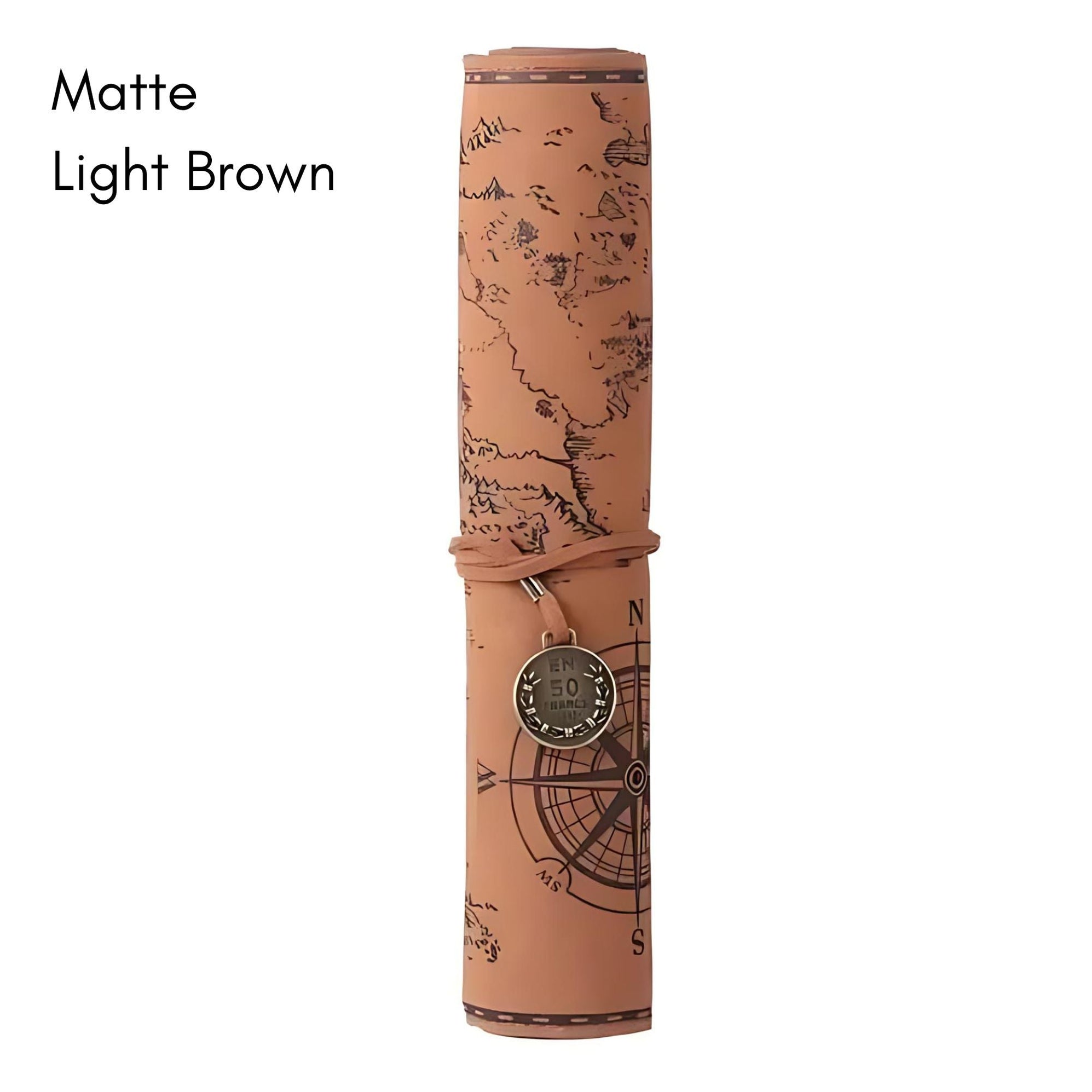 Treasure Map Roll Pencil Case | Artist's Stationery Gift for Him Her ...