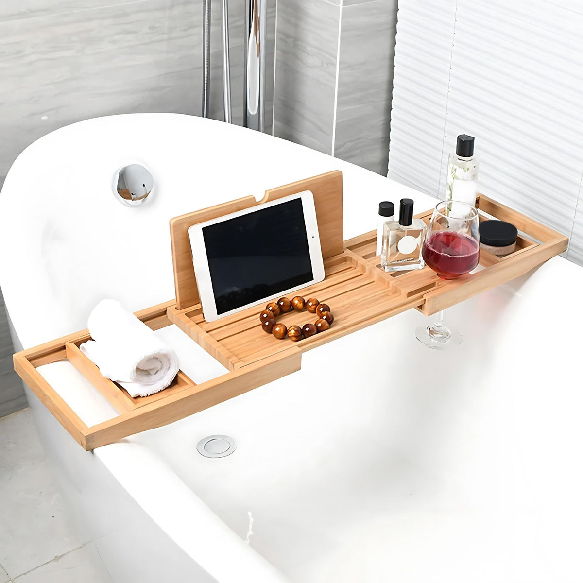 Luxury Extendable Bath Caddy Tray | Relaxation, Self Care Gift for Her ...