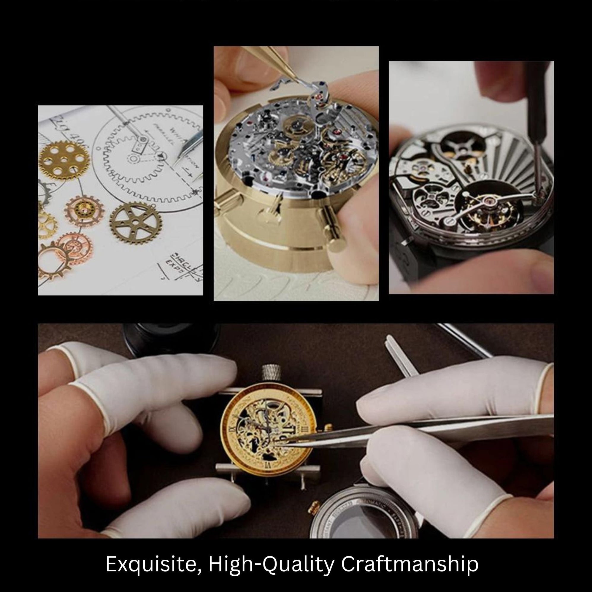 Luxury Leather Chronograph Watch | 18th 21st Birthday Gift for Him Men ...