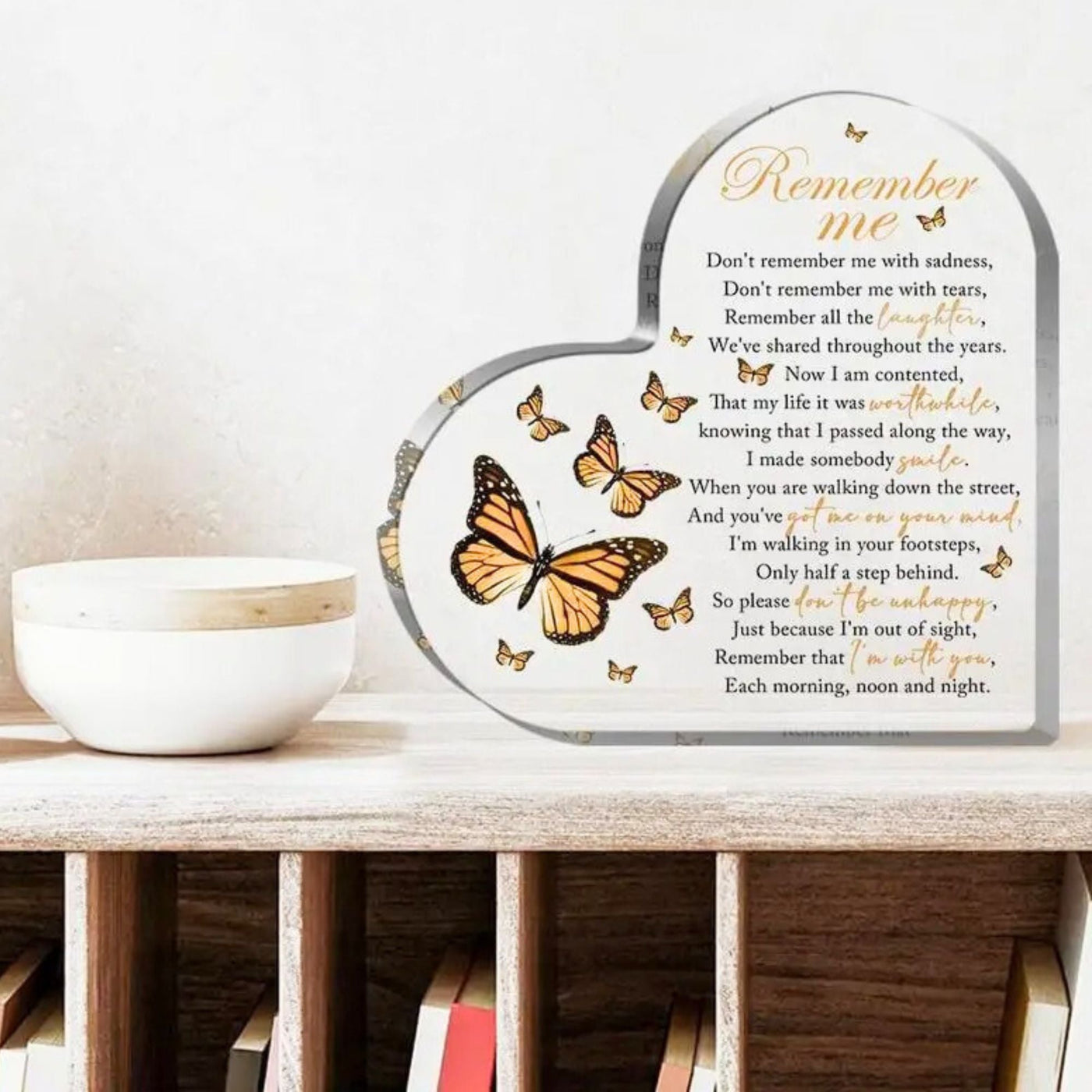 Memorial Poem Ornament | Remembrance Gift Idea for Him Her — Make Memento