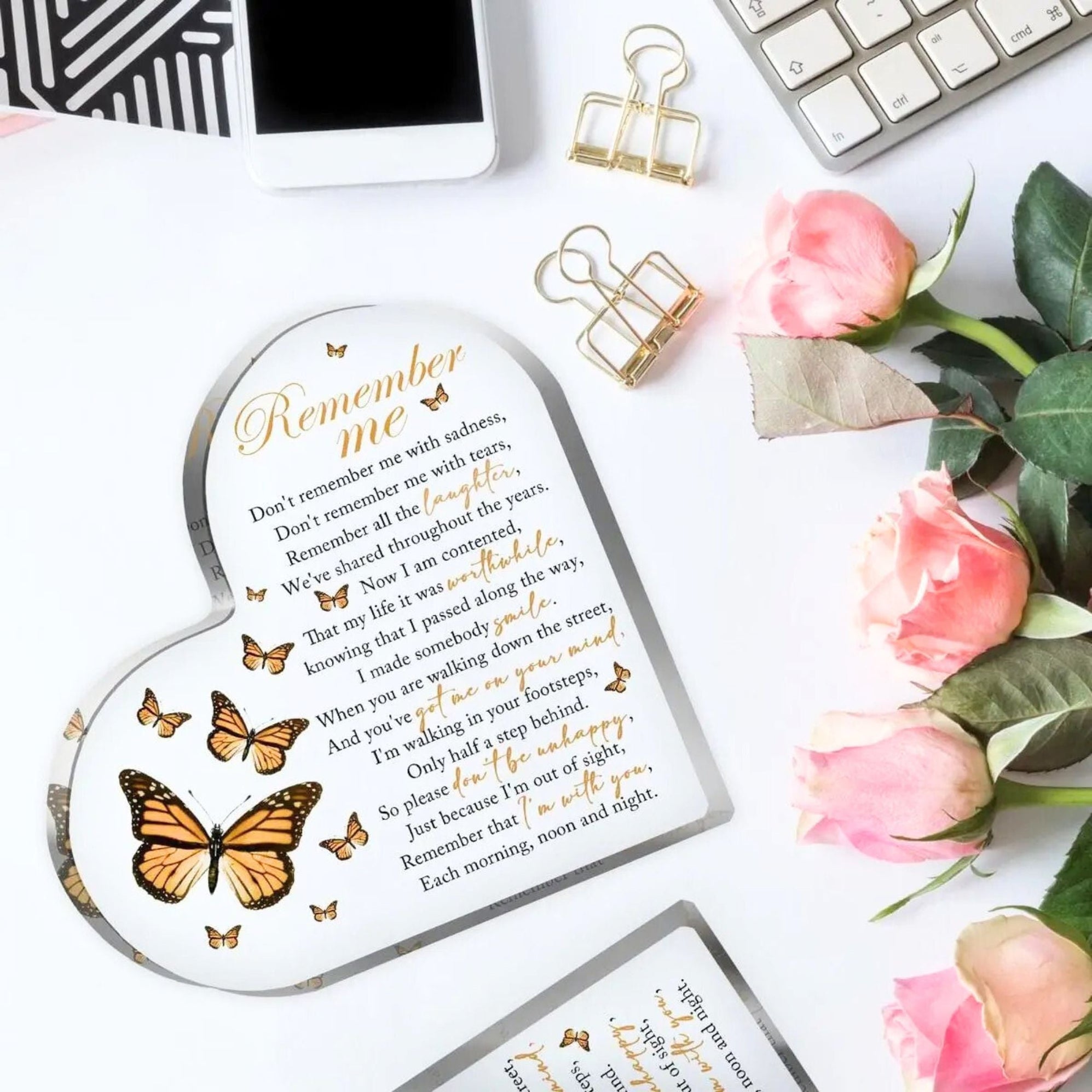 Memorial Poem Ornament | Remembrance Gift Idea for Him Her — Make Memento