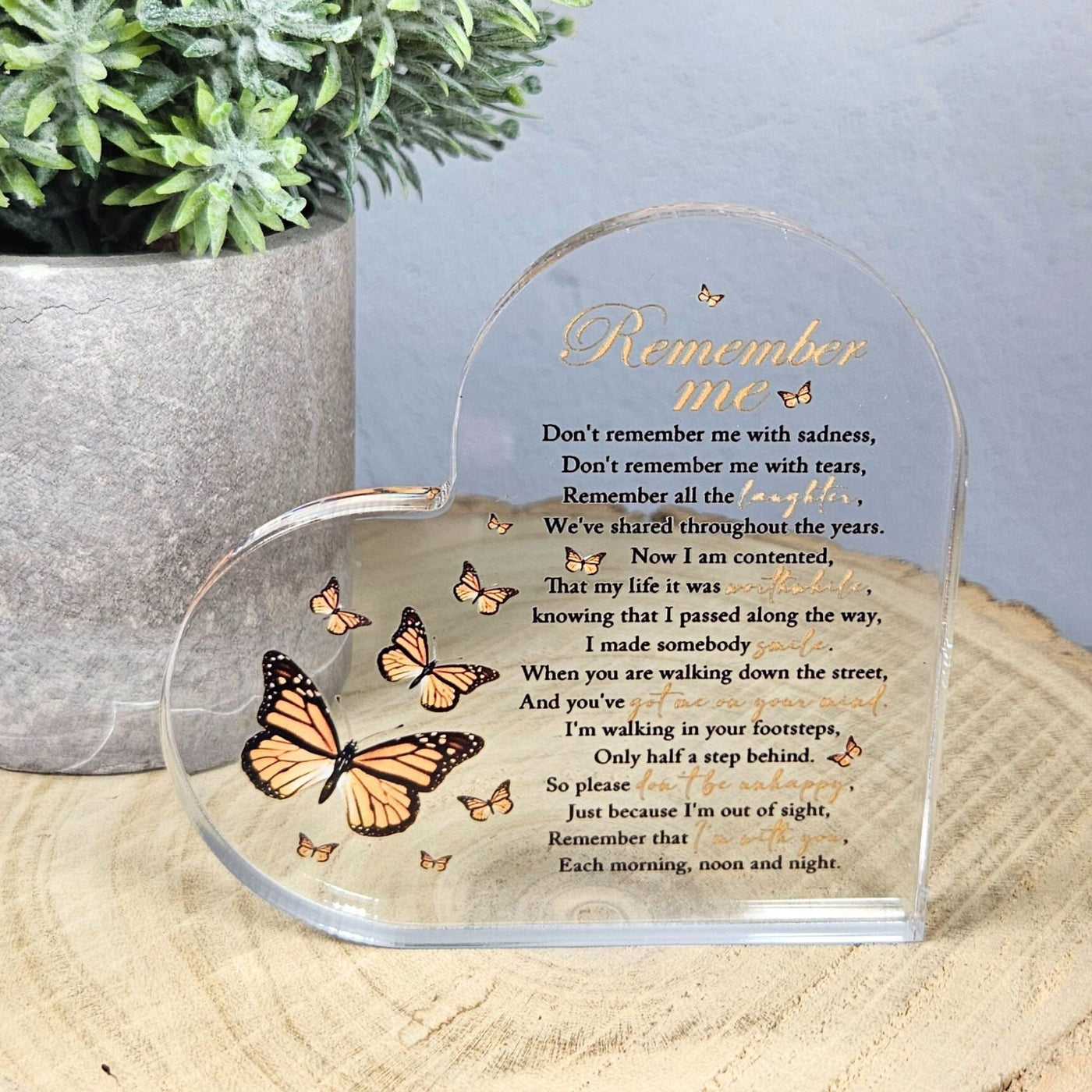 Memorial Poem Ornament | Remembrance Gift Idea for Him Her — Make Memento