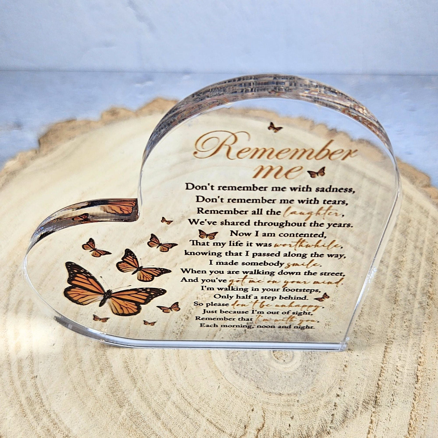 Memorial Poem Ornament | Remembrance Gift Idea for Him Her — Make Memento