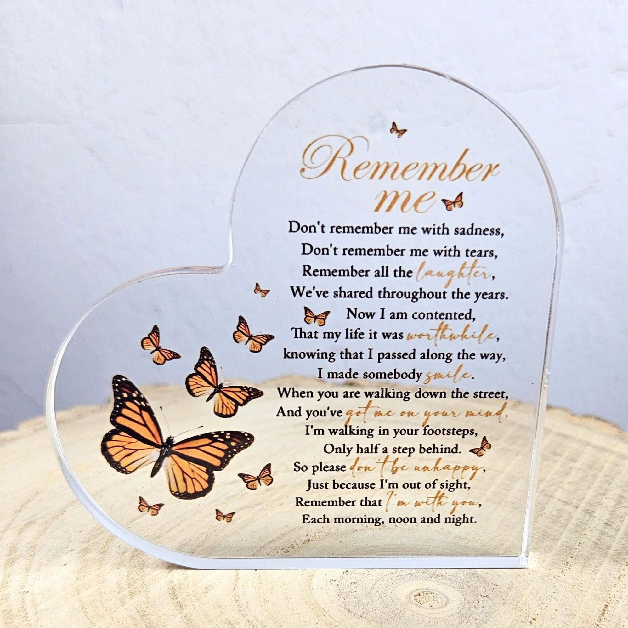 Memorial Poem Ornament | Remembrance Gift Idea for Him Her — Make Memento