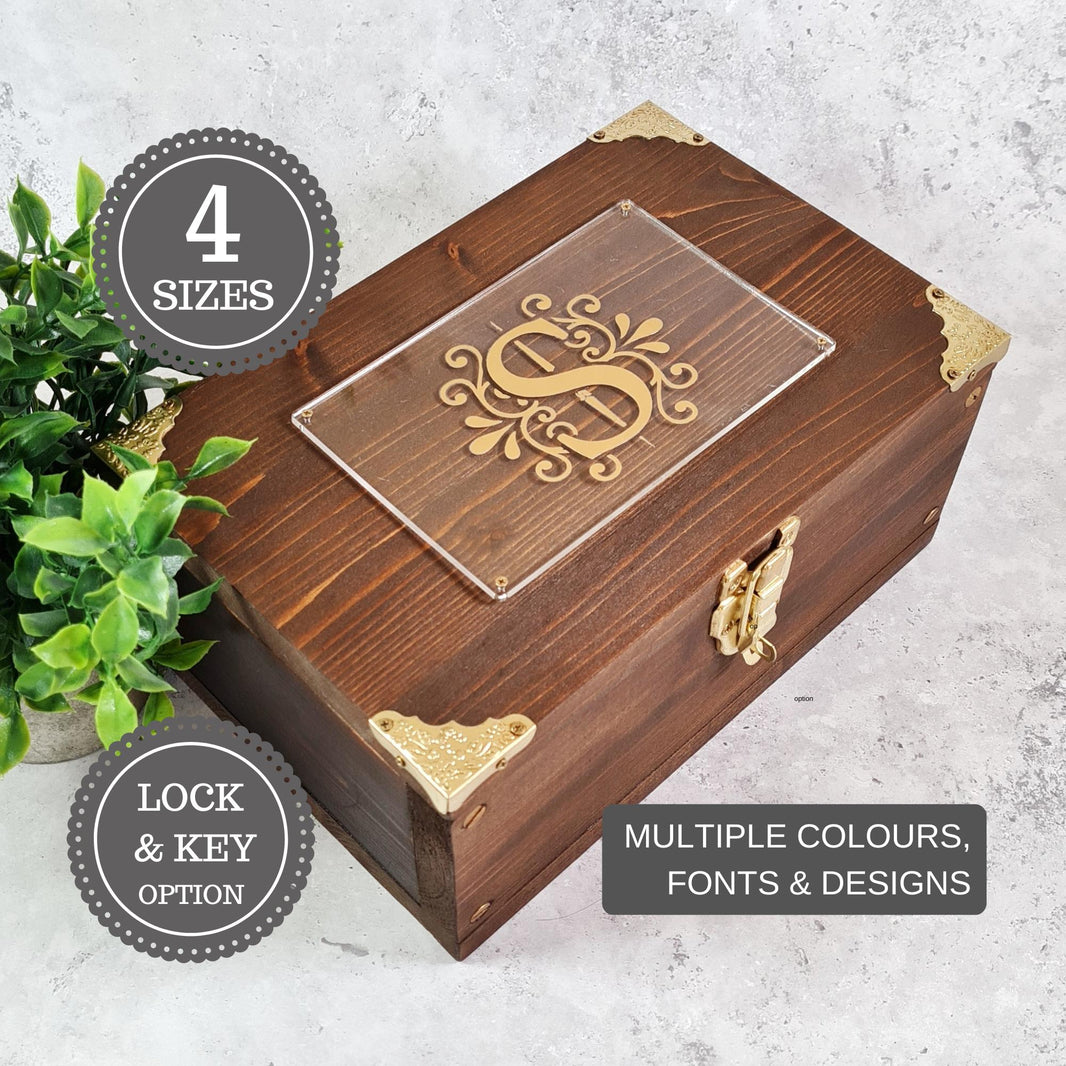 Keepsake & Memory Boxes | Personalised Wooden Gift Boxes Large & Small ...