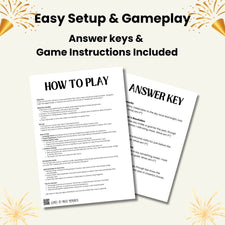 New Year’s Trivia Printable Quiz | Fun, Easy NYE Party Instant Download ...