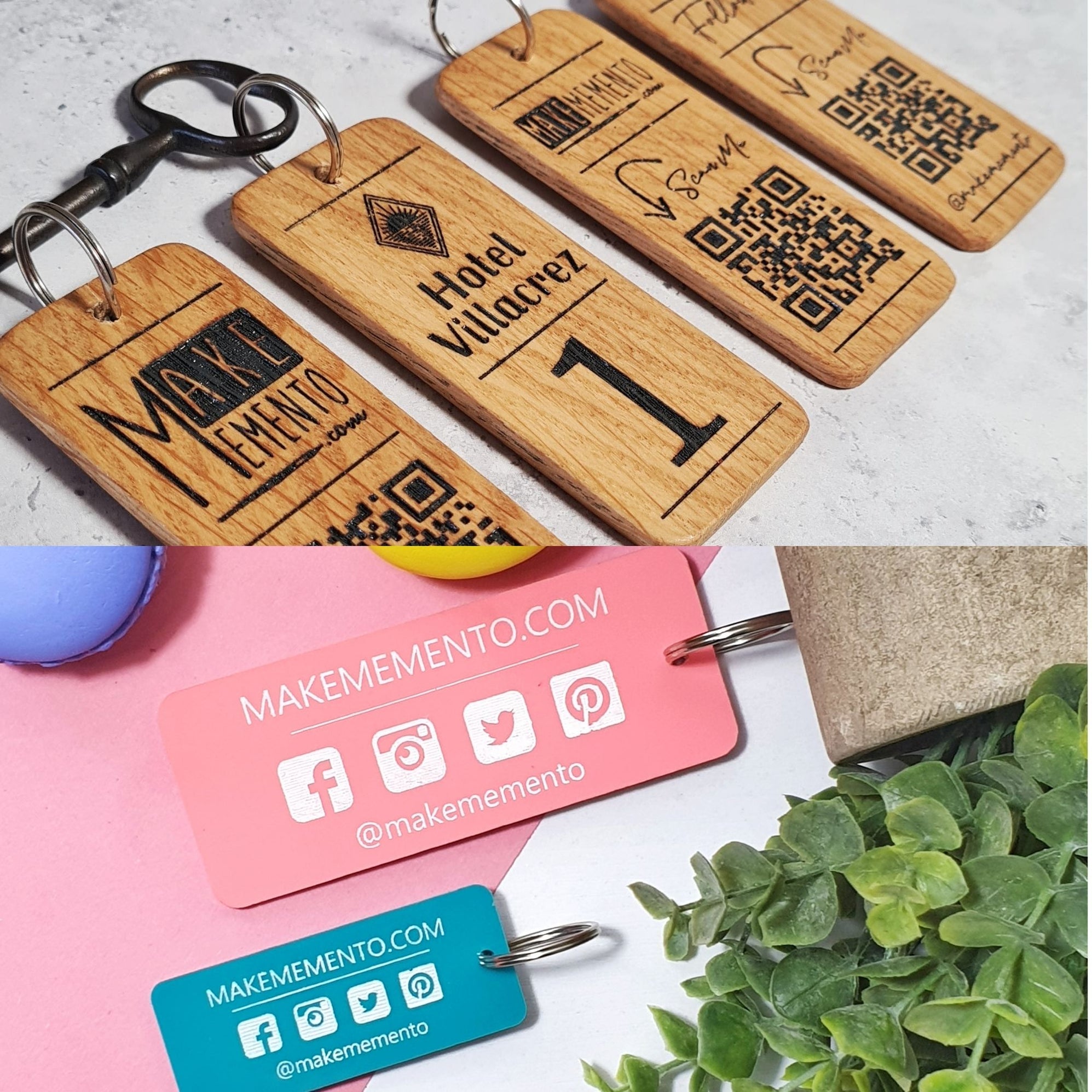 Custom Keyrings for Business & Hospitality | Promotional Logo Branding ...