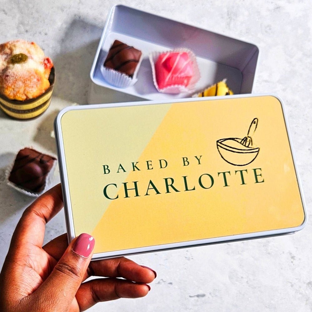 Personalised Baker's Cake Biscuit Storage Tin - Colourful Kitchen ...