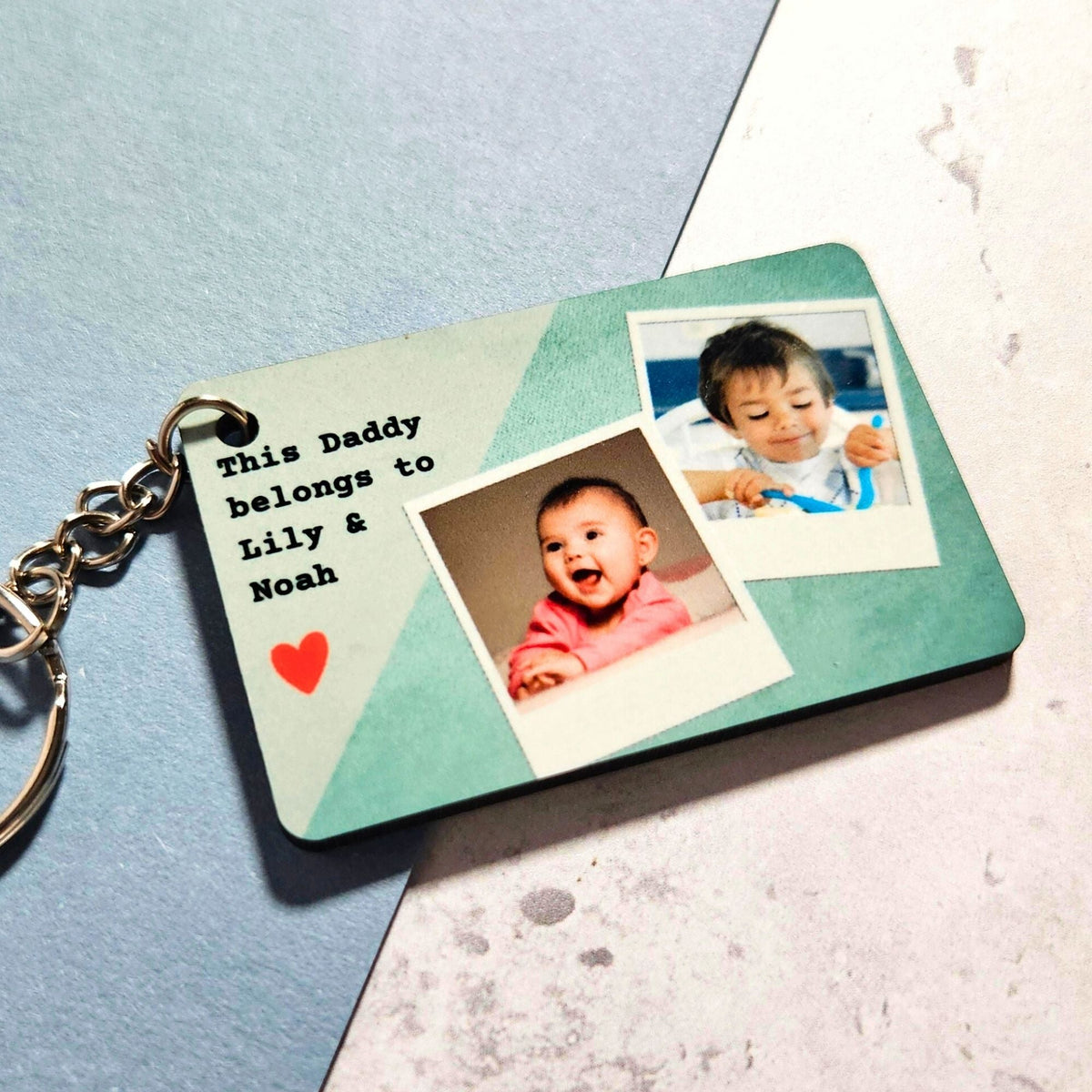 Personalised Daddy Photo Keyring - Cute Father's Day Gift from Children ...