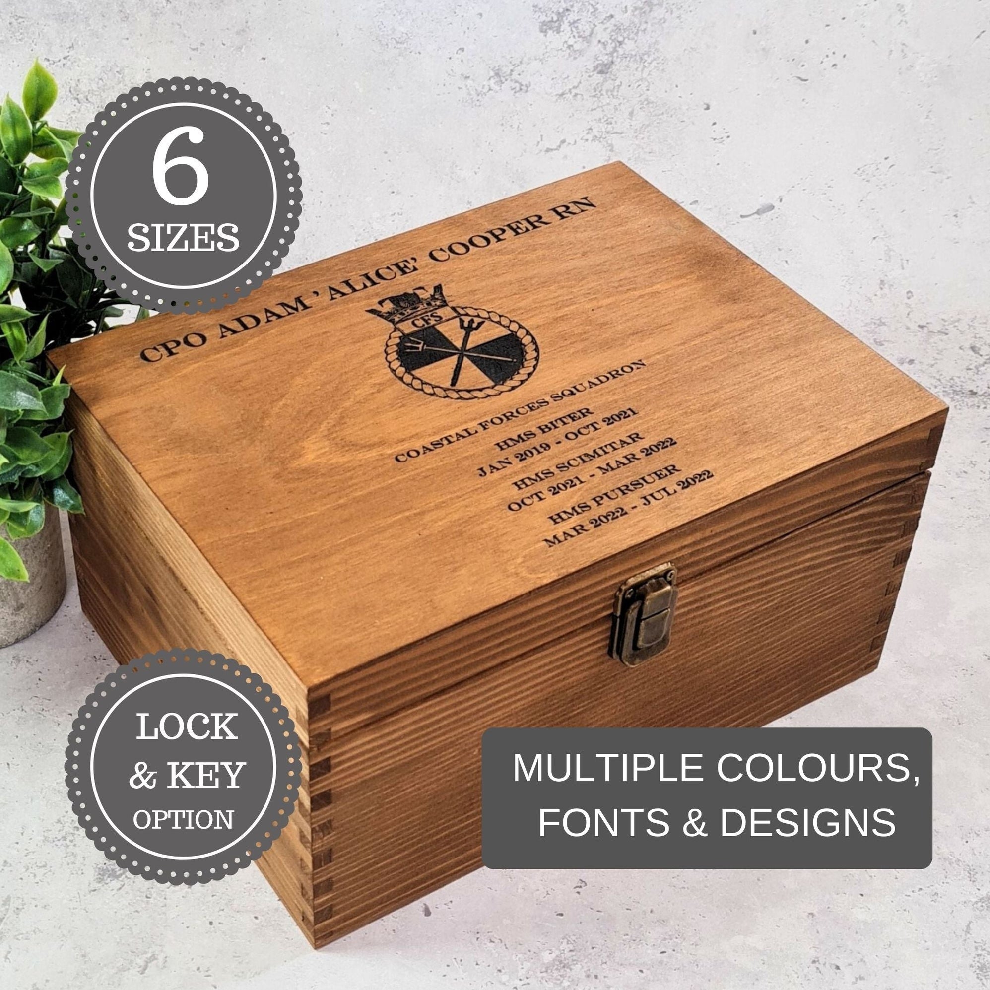 Personalised Medal Memory Box I Storage For Achievements, Certificates ...