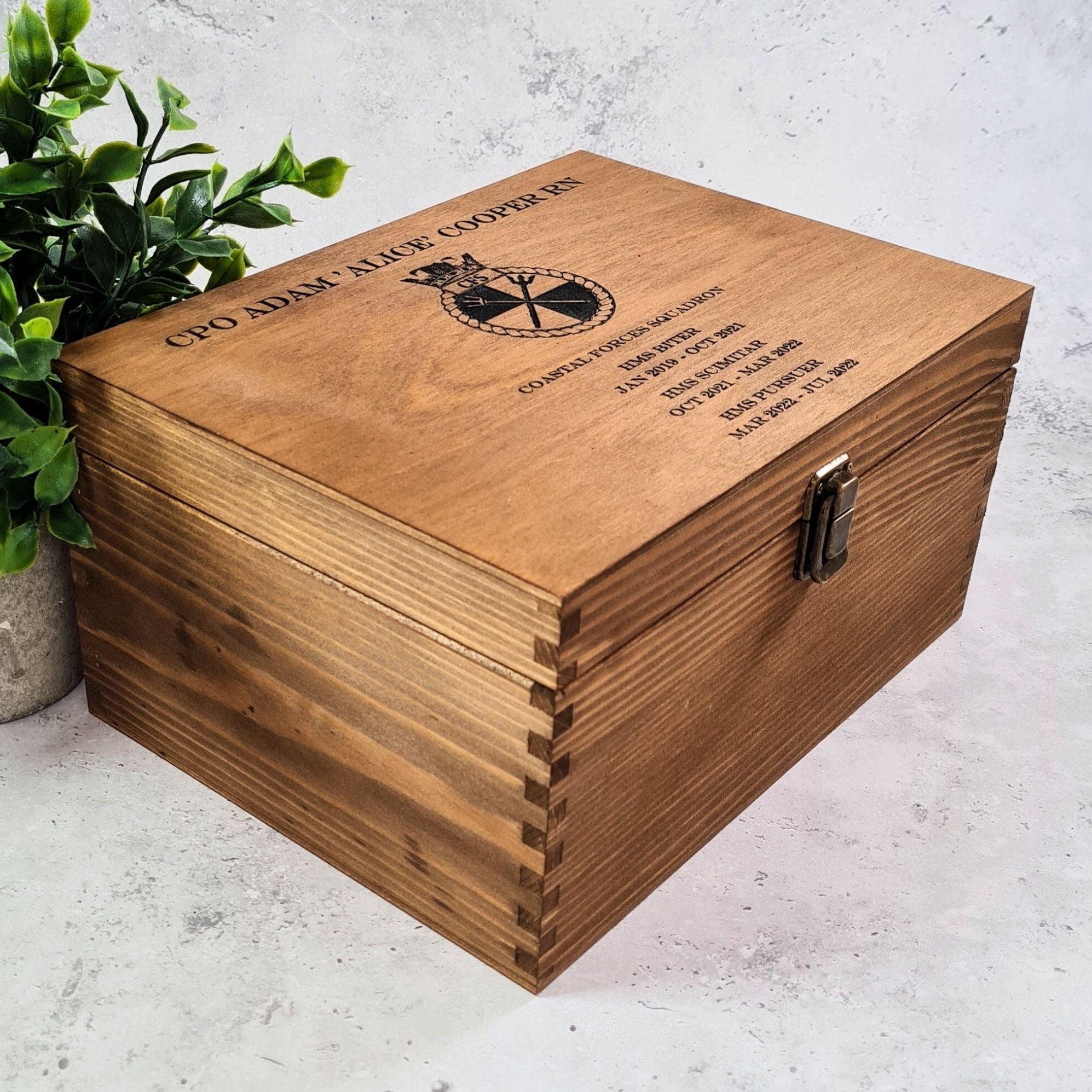 Personalised Medal Memory Box I Storage For Achievements, Certificates ...