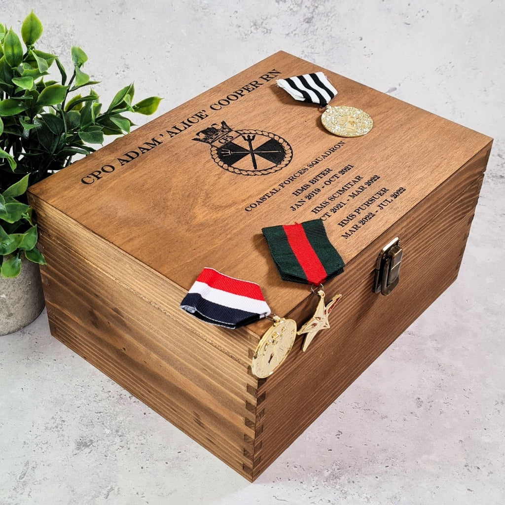 Large Memory Box | Big Wooden Box | Large Keepsake Box — Make Memento