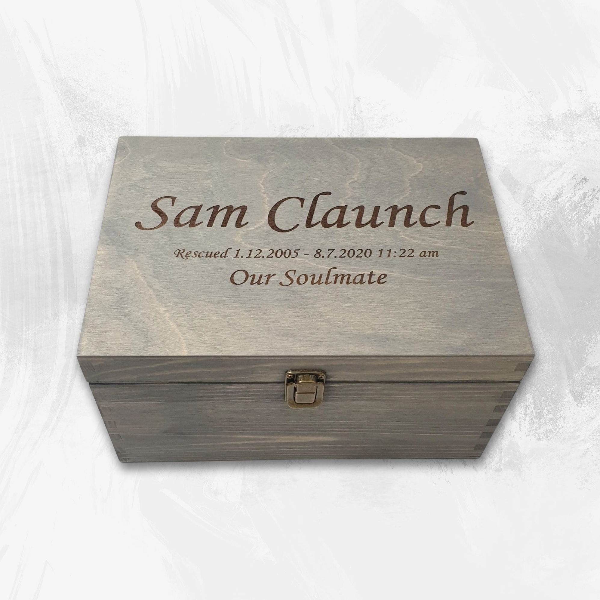 Personalised Remembrance Keepsake Box I Small to XLarge I Lockable Mem ...