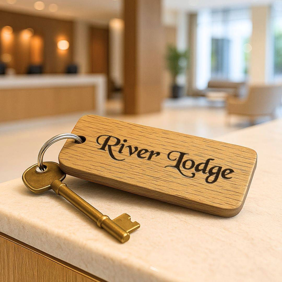 Custom Guest Keyrings for Airbnb Hosts | Add Emergency Contact Info ...