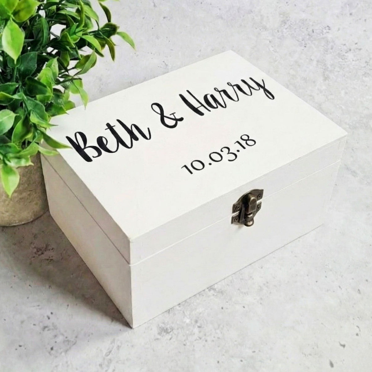 Personalised Wooden Memory Box I Make Memento
