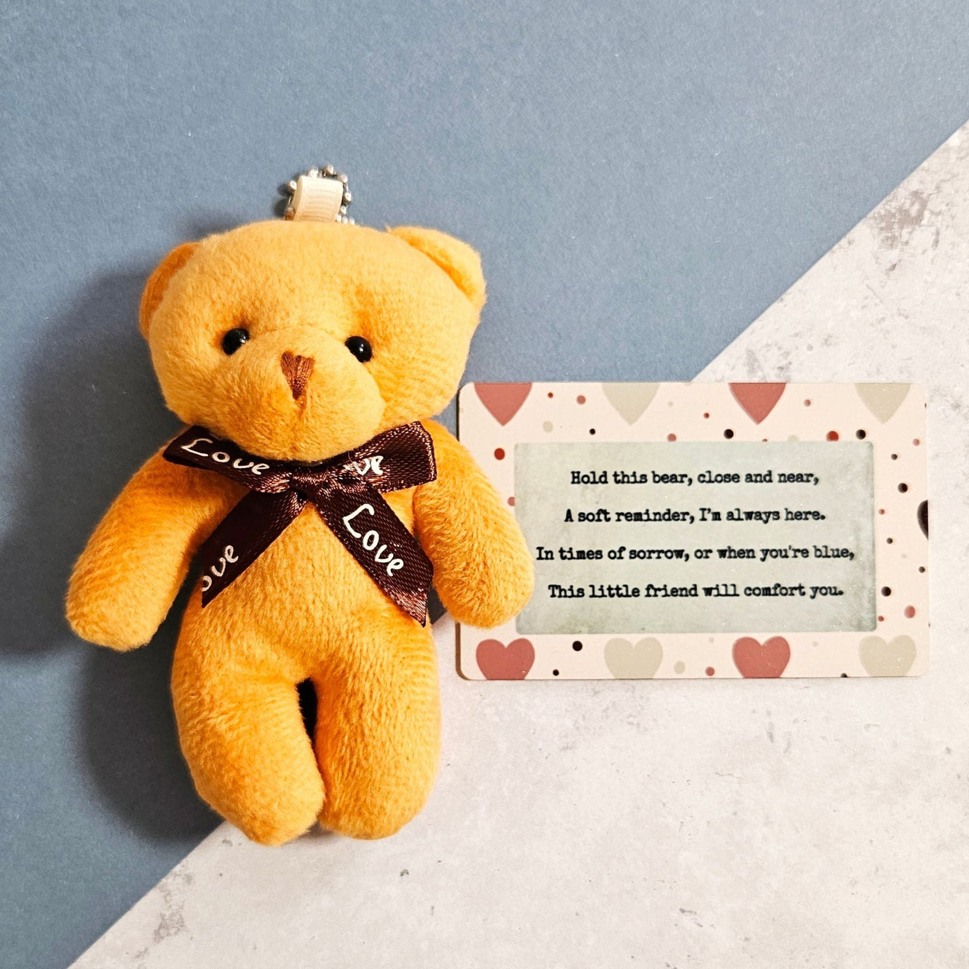 Pocket Bereavement Comfort Bear with Soothing Poem - Loss Sympathy Gift ...