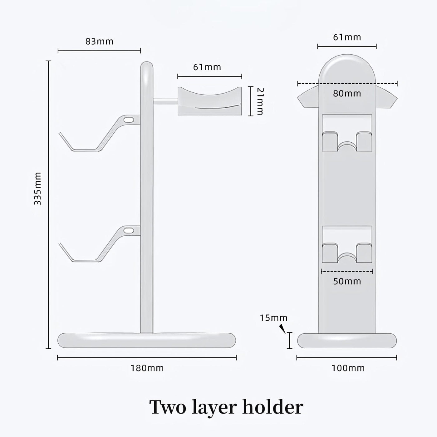 Walnut Controller & Headphone Rack - Gaming Organiser - Gift for Him ...