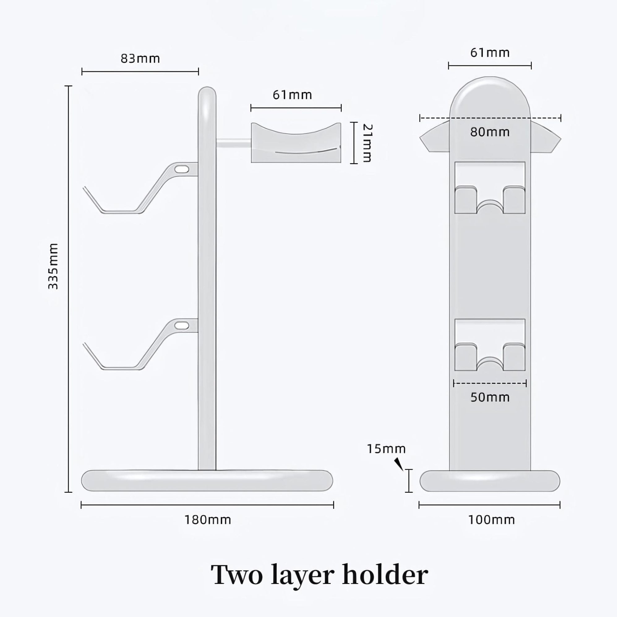 Walnut Controller & Headphone Rack - Gaming Organiser - Gift for Him ...