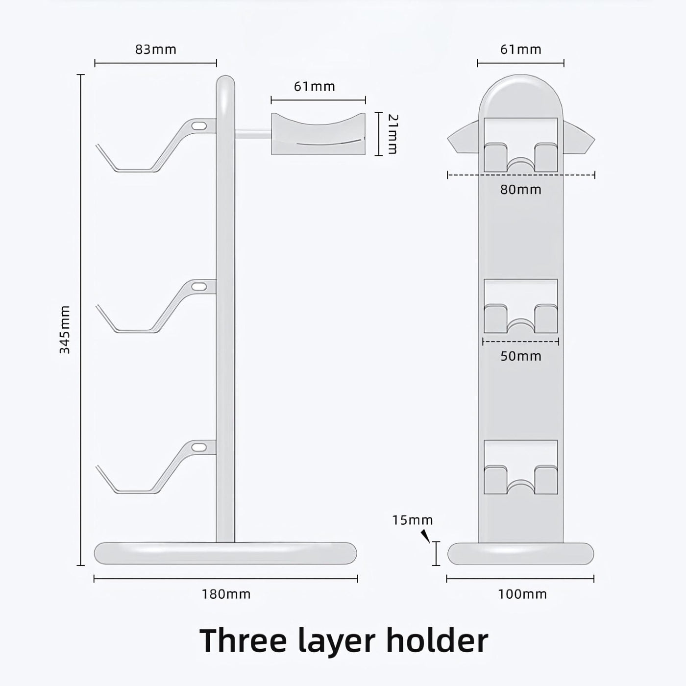 Walnut Controller & Headphone Rack - Gaming Organiser - Gift for Him ...