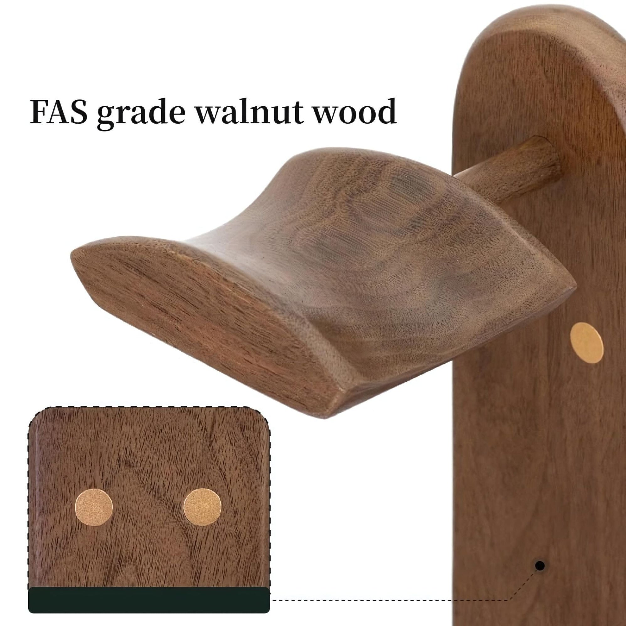 Walnut Controller & Headphone Rack - Gaming Organiser - Gift for Him ...