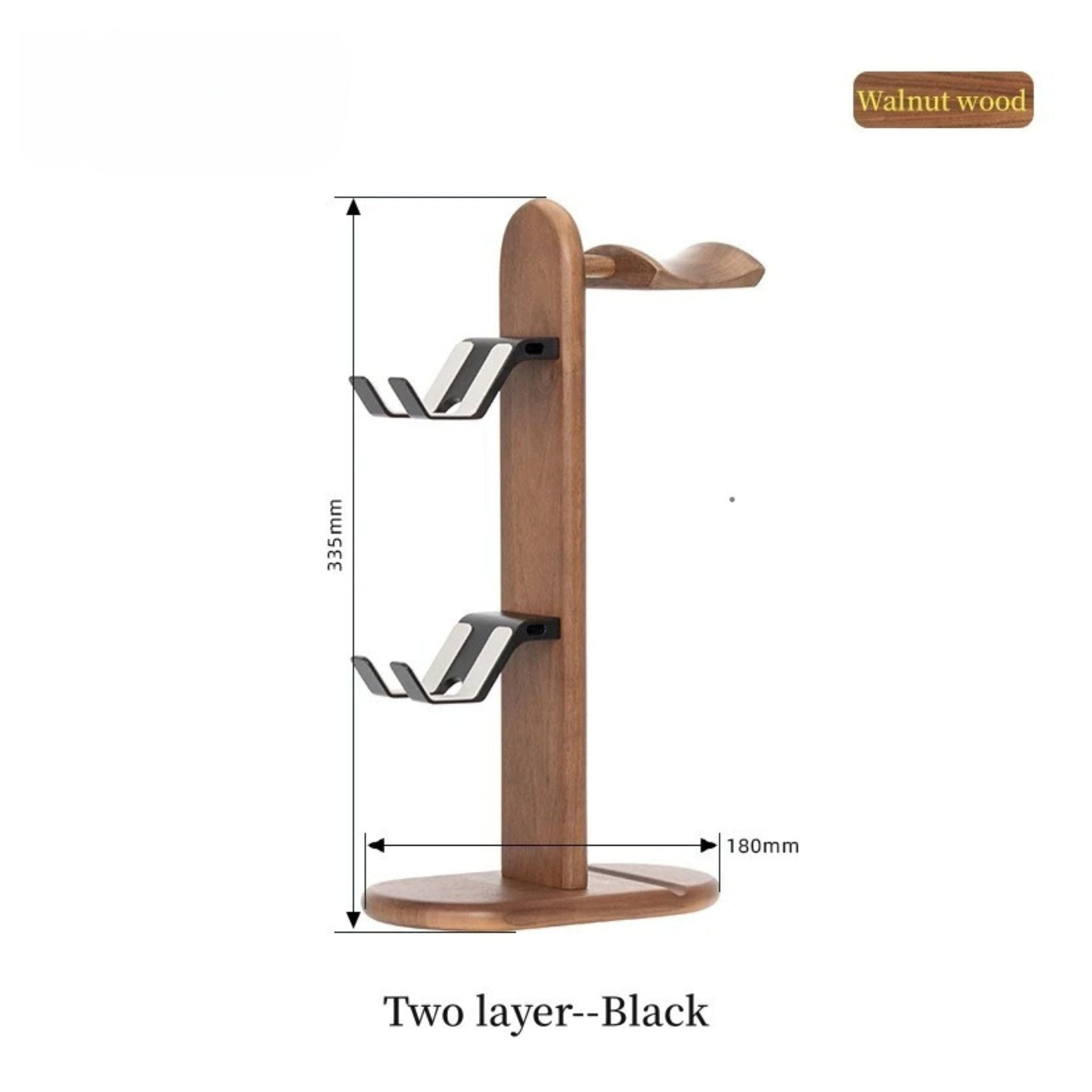 Walnut Controller & Headphone Rack - Gaming Organiser - Gift for Him ...