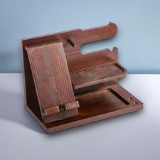 Wooden Desktop Docking Station & Organiser | Unique Gift Ideas for Men ...