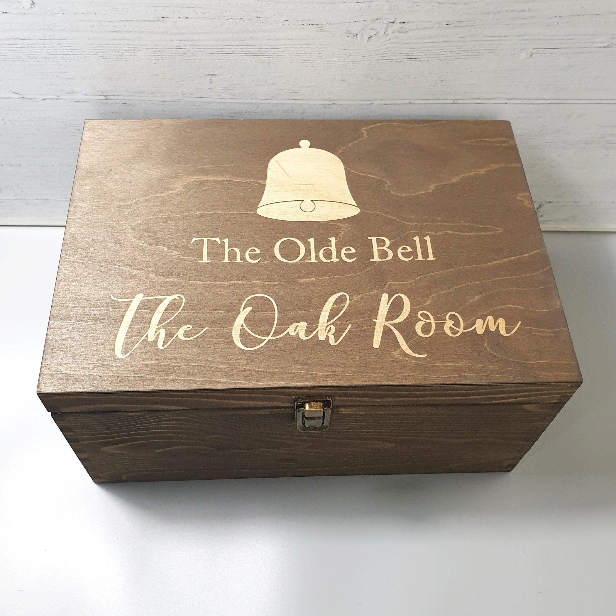 Custom Business Logo Box l Wedding Logo Box I Branded Graphic Wood Box ...