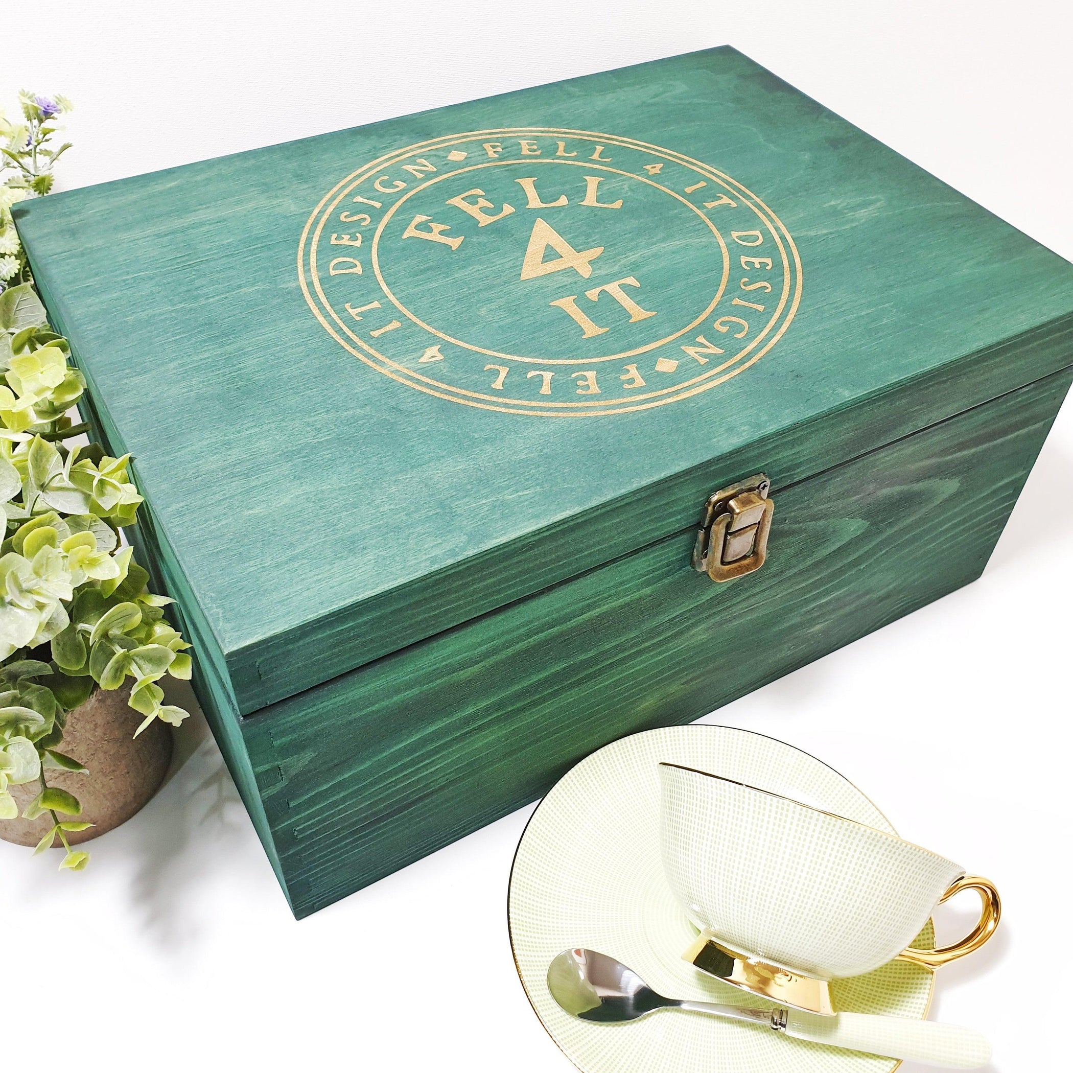 Custom Business Logo Box l Wedding Logo Box I Branded Graphic Wood Box ...