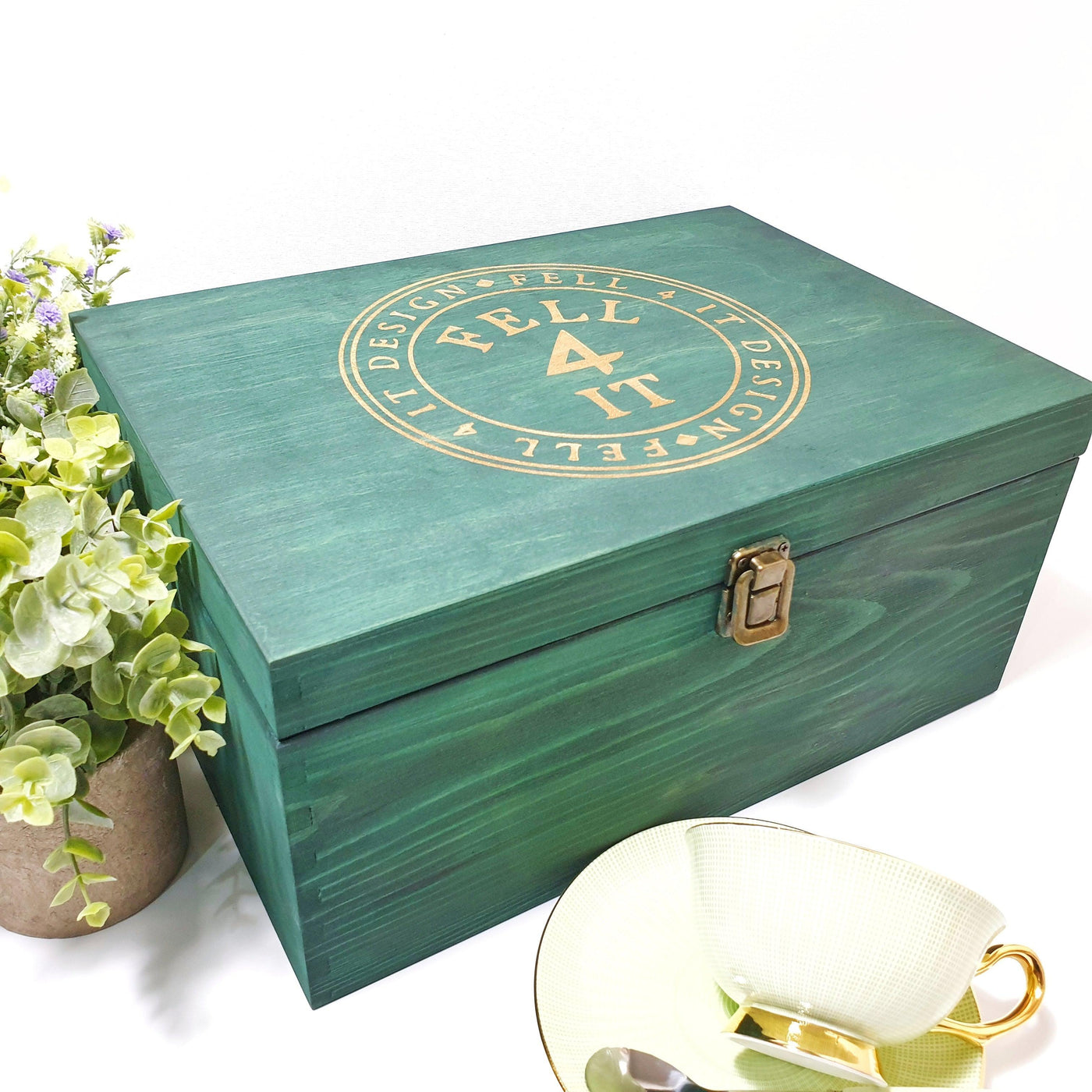 Custom Business Logo Box l Wedding Logo Box I Branded Graphic Wood Box ...