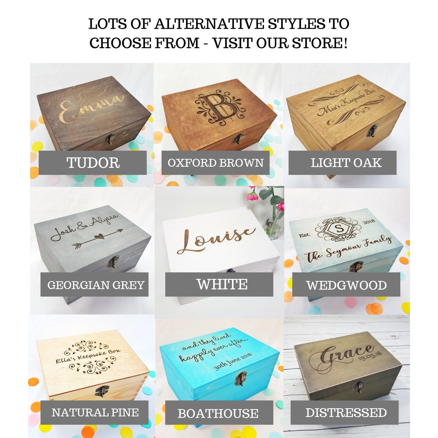 Custom Business Logo Box l Wedding Logo Box I Branded Graphic Wood Box ...