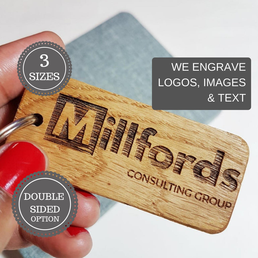 Custom Keyrings for Business & Hospitality | Promotional Logo Branding ...