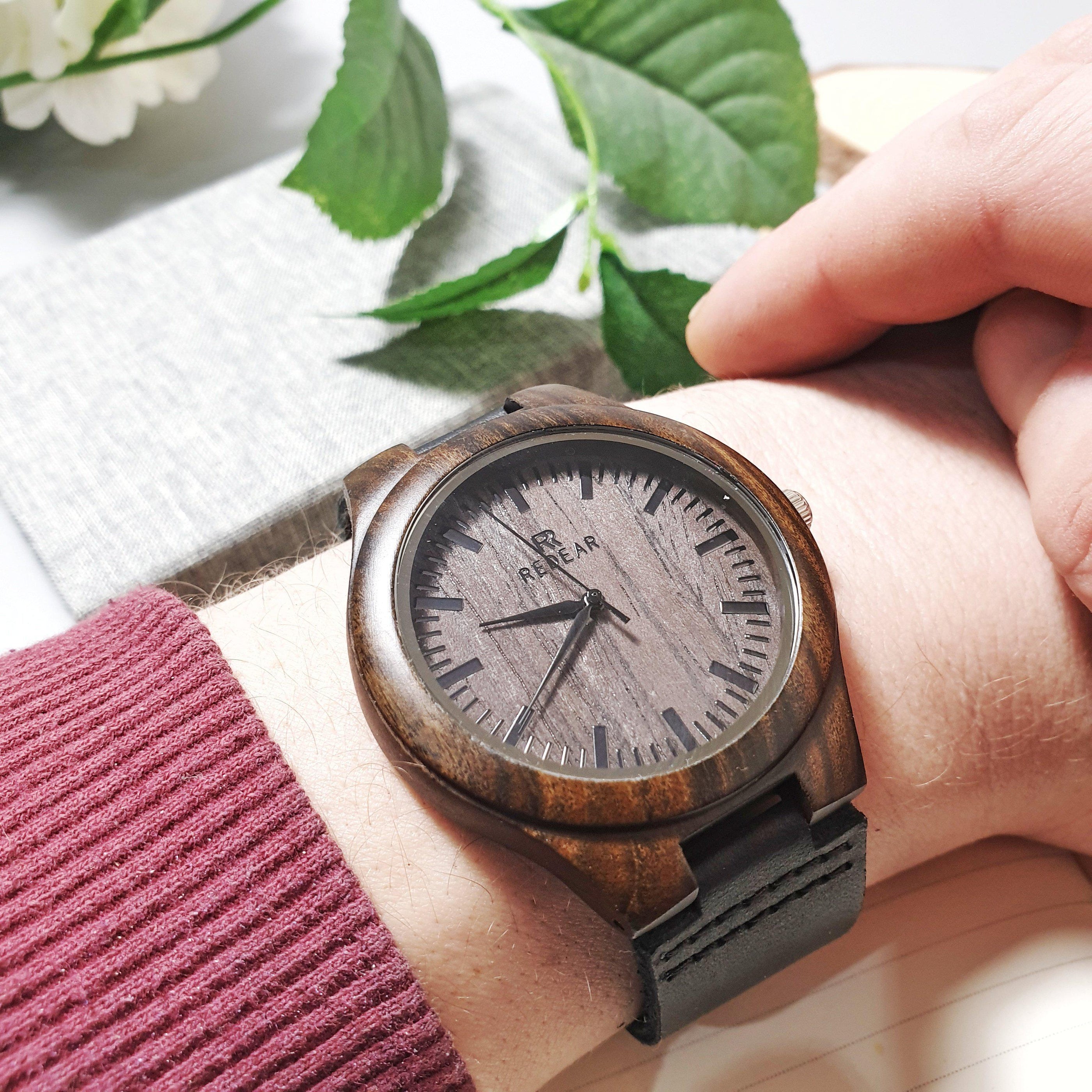 Engraved Wood Mens Watch I 21st 18th 30th 40th 60th Birthday Gift ...