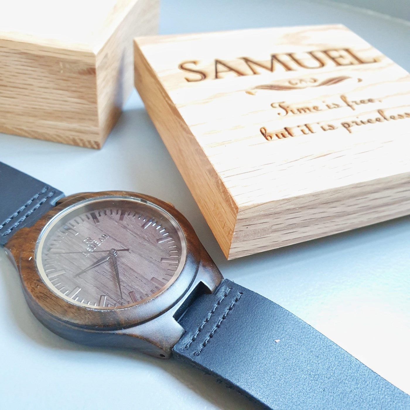 Engraved Wood Mens Watch I 21st 18th 30th 40th 60th Birthday Gift ...