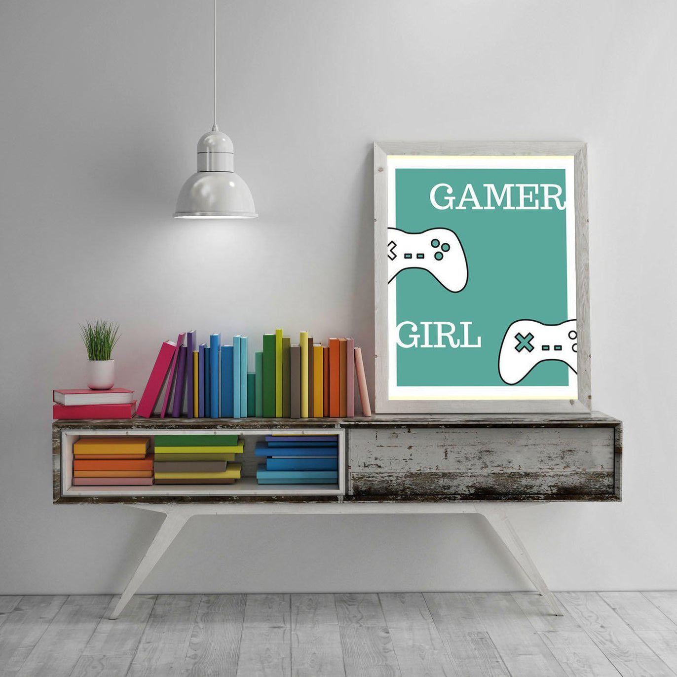 Gamer Girl Printable Poster I Make Memento