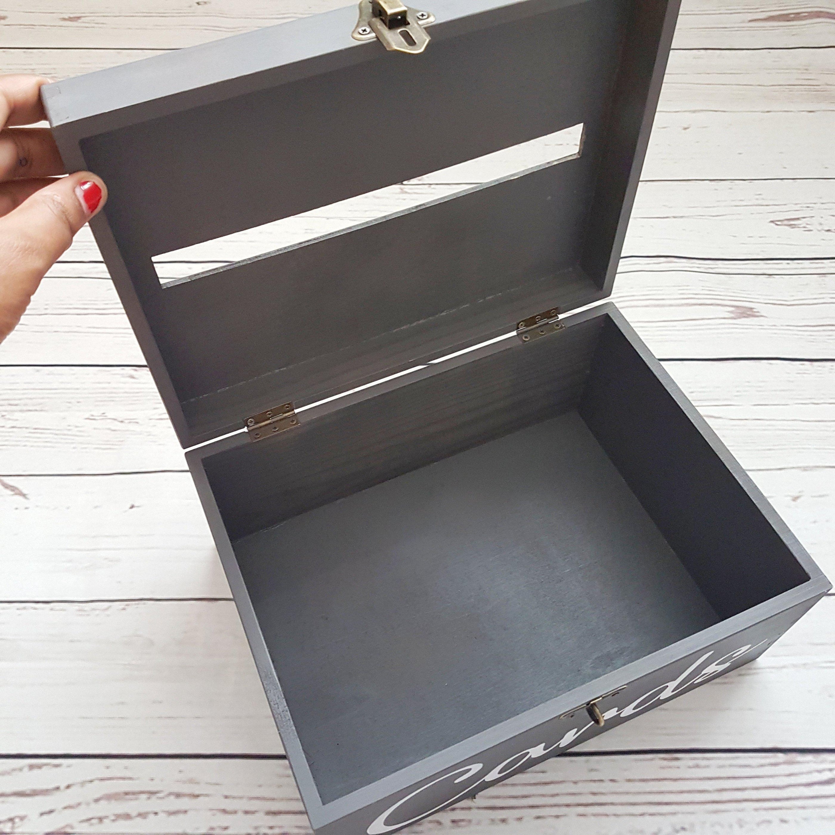 Grey Wedding Card Box I Make Memento