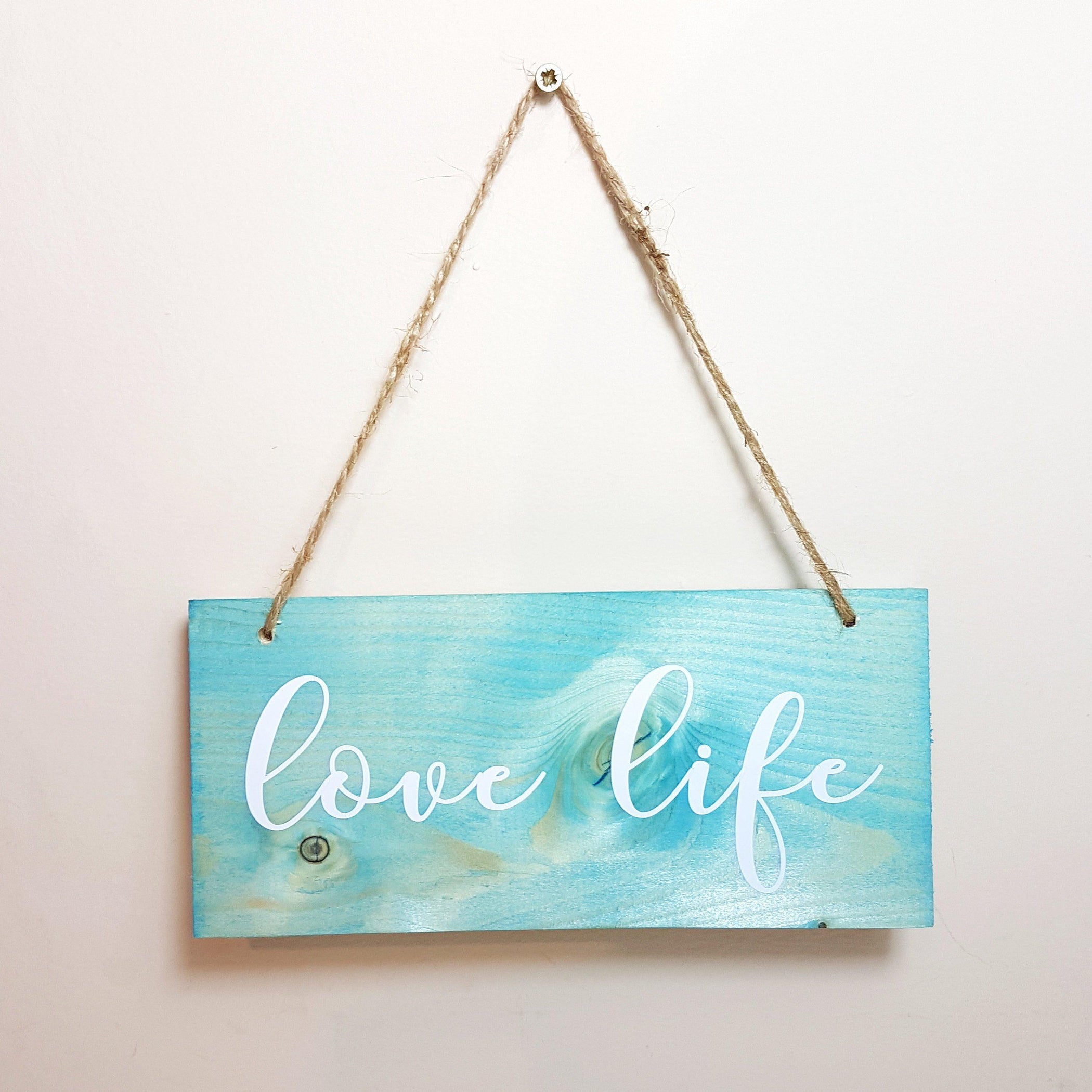 Inspirational Love Life Sign I Make Memento