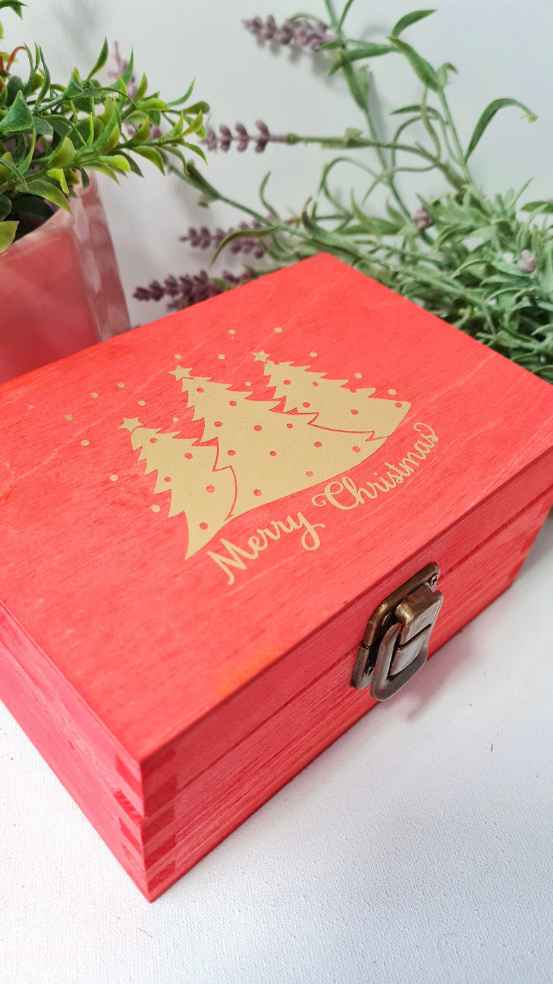 Merry Christmas Keepsake Box I Christmas Eve Memory Gift Box — Make Memento