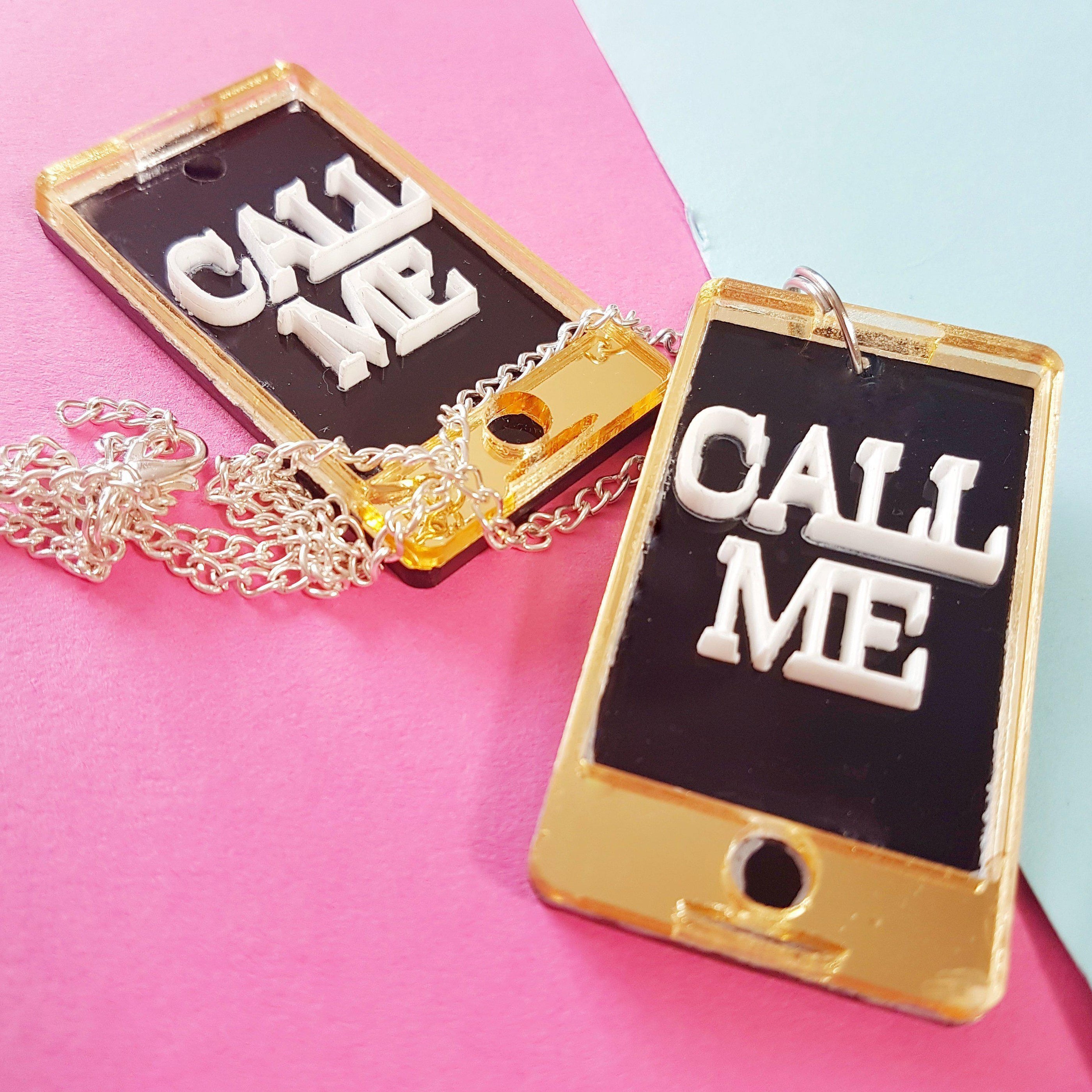 Minature Mobile Phone Statement Necklace — Make Memento
