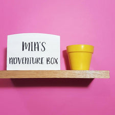 Personalised Adventure Wooden Money Box I Travel Gift I Make Memento